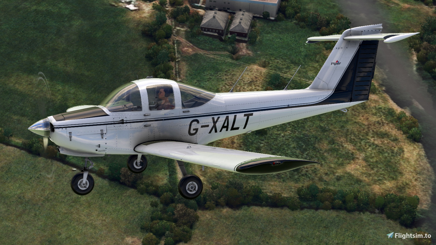 JustFlight PA-38 - G-XALT for Microsoft Flight Simulator | MSFS