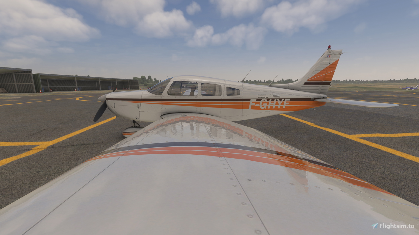 JustFlight PA28 Warior II - F-GHYF for Microsoft Flight Simulator | MSFS