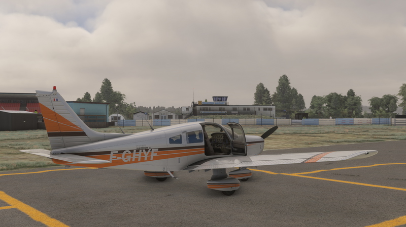 JustFlight PA28 Warior II - F-GHYF for Microsoft Flight Simulator | MSFS