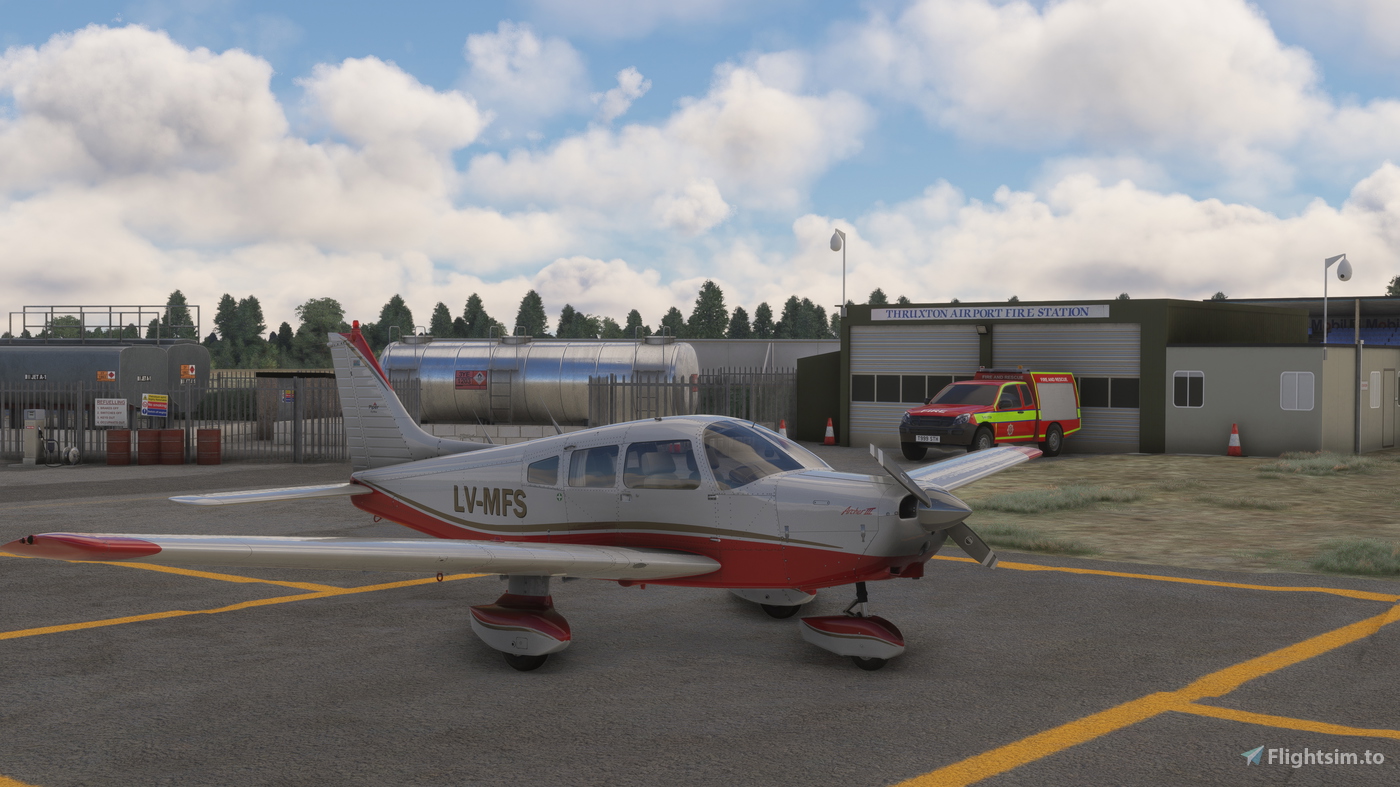 JustFlight PA28 Warior II - LV-MFS for Microsoft Flight Simulator | MSFS