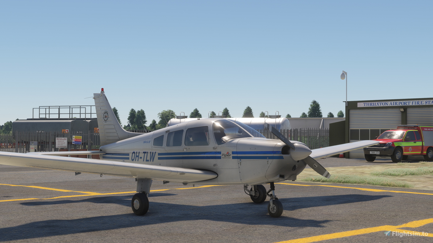 JustFlight PA28 Warior II - Tervalentäjät OH-TLW for Microsoft Flight ...