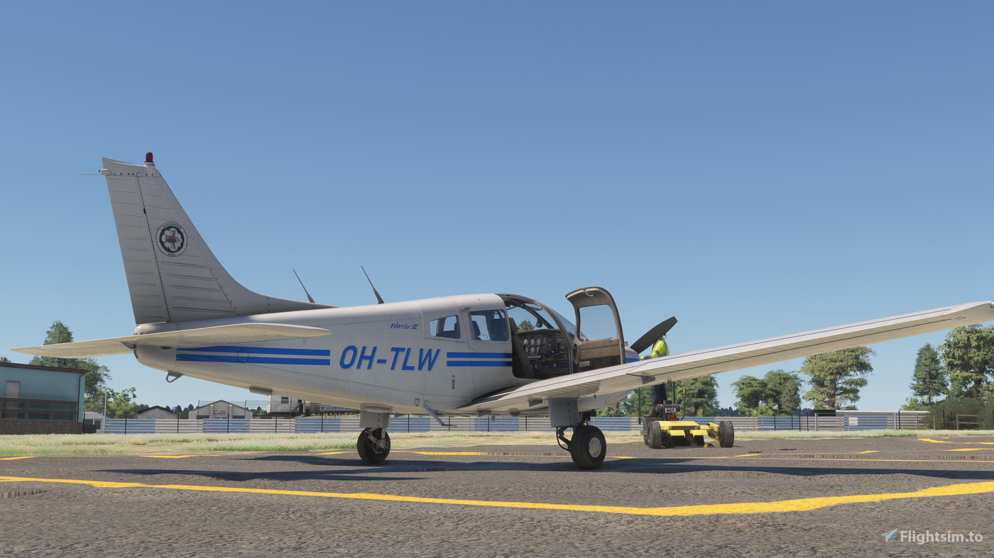 JustFlight PA28 Warior II - Tervalentäjät OH-TLW for Microsoft Flight ...
