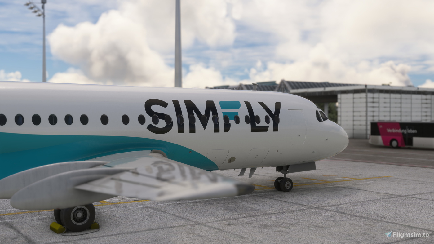 [JUSTFLIGHT] SimFly Fokker F-28 livery for Microsoft Flight Simulator | MSFS