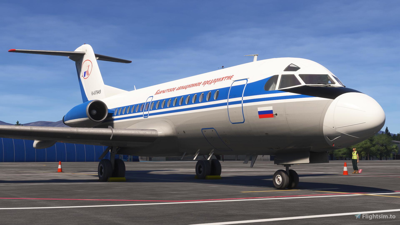 Kamchatka Air Enterprise (fictional) | Just Flight Fokker F28-1000 for Microsoft Flight ...