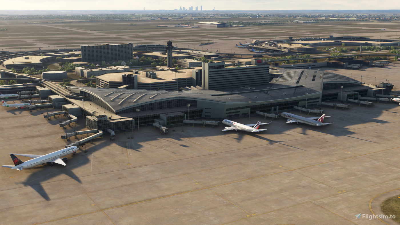 KDFW FSLTL Static Aircraft (ImagineSim) for Microsoft Flight Simulator ...