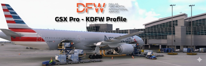 KDFW Mega-Hub GSX Pro Profile (Imaginesim KDFW) for Microsoft Flight ...