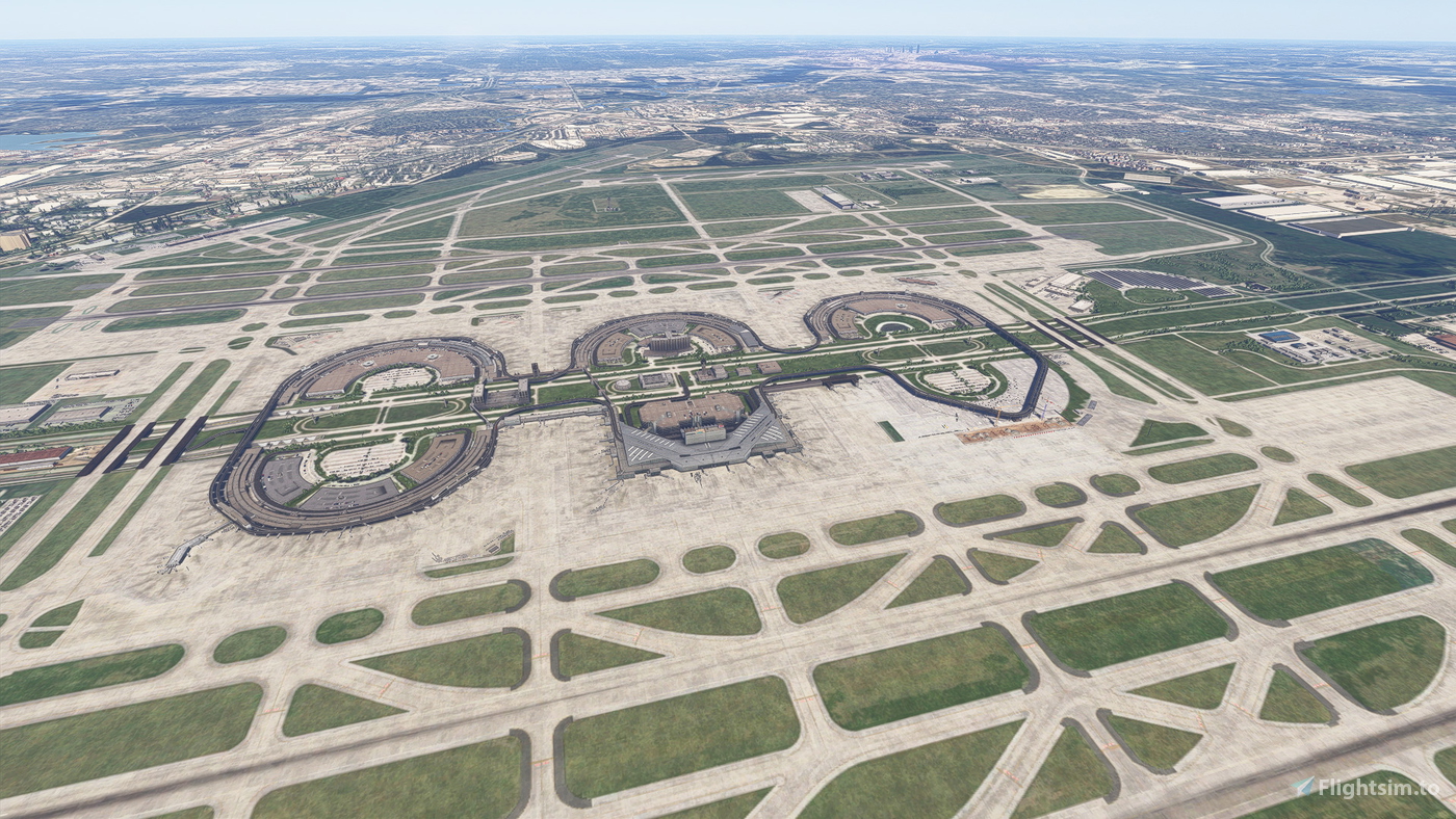 KDFW Tree Fix 2024 (Imaginesim) for Microsoft Flight Simulator | MSFS