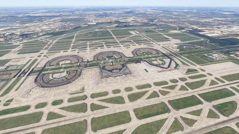 KDFW Tree Fix 2024 (Imaginesim) for Microsoft Flight Simulator | MSFS