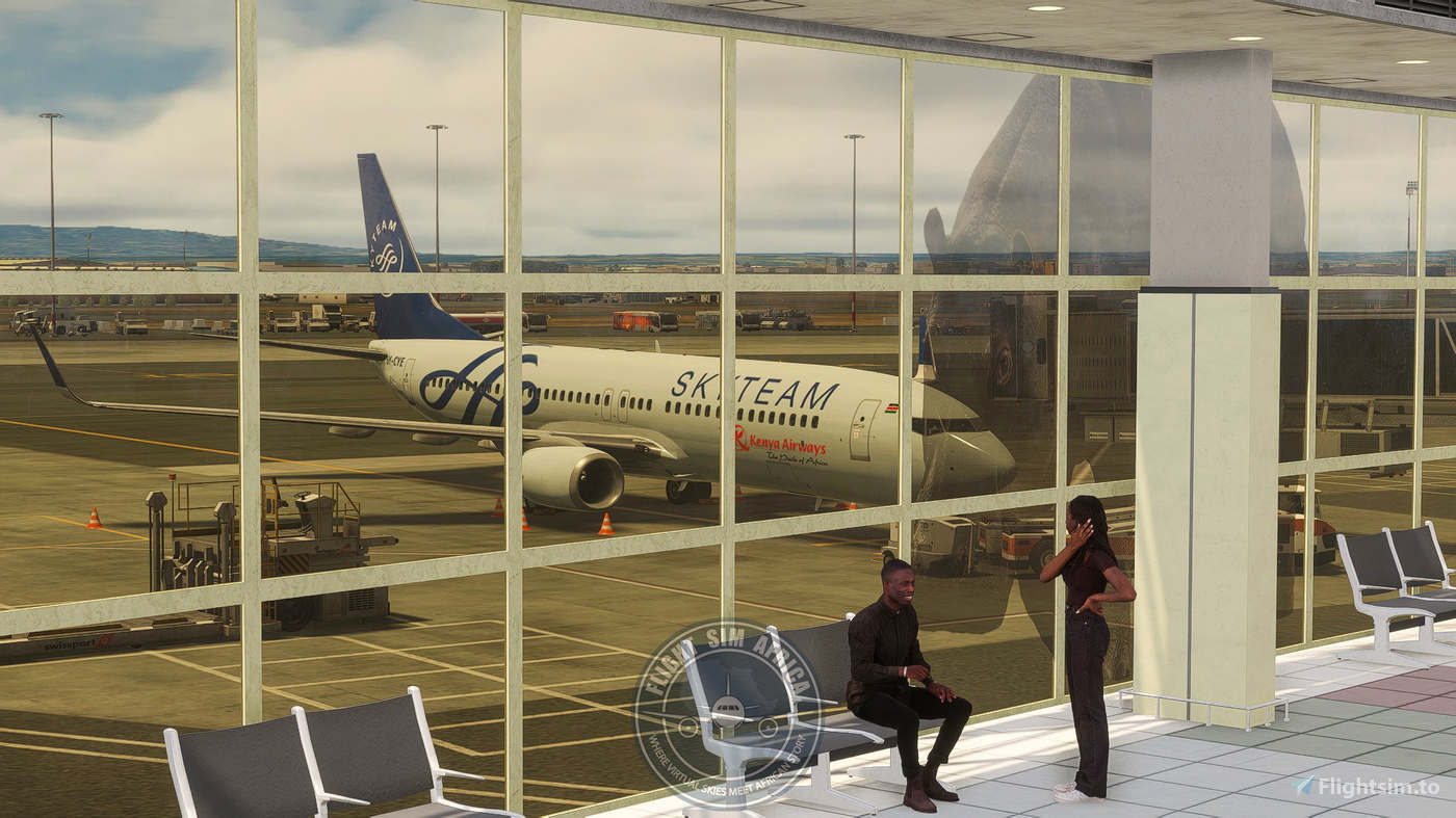 Kenya Airways SkyTeam (5Y-CYE) – PMDG 737-800 for Microsoft Flight ...