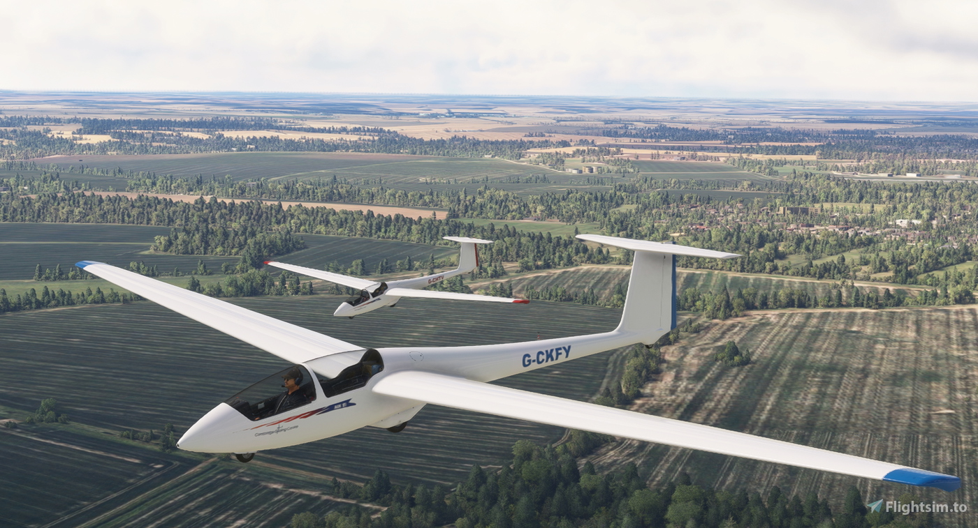 KFY Cambridge Gliding Club Livery - f7 Simulations ASK 21 for Microsoft ...