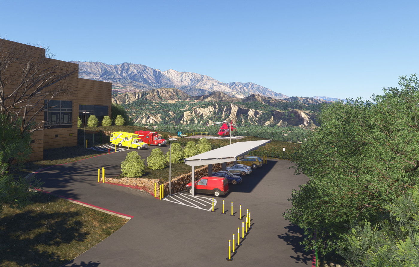 KG8RX Santa Paula Hospital for Microsoft Flight Simulator | MSFS