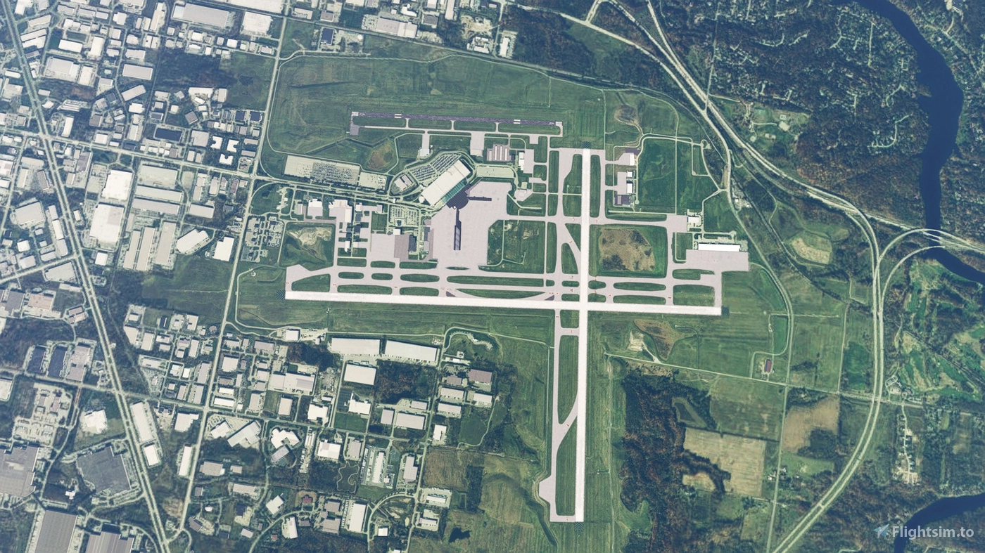 KGRR - Grand Rapids, MI - Gerald R Ford Airport für Microsoft Flight ...