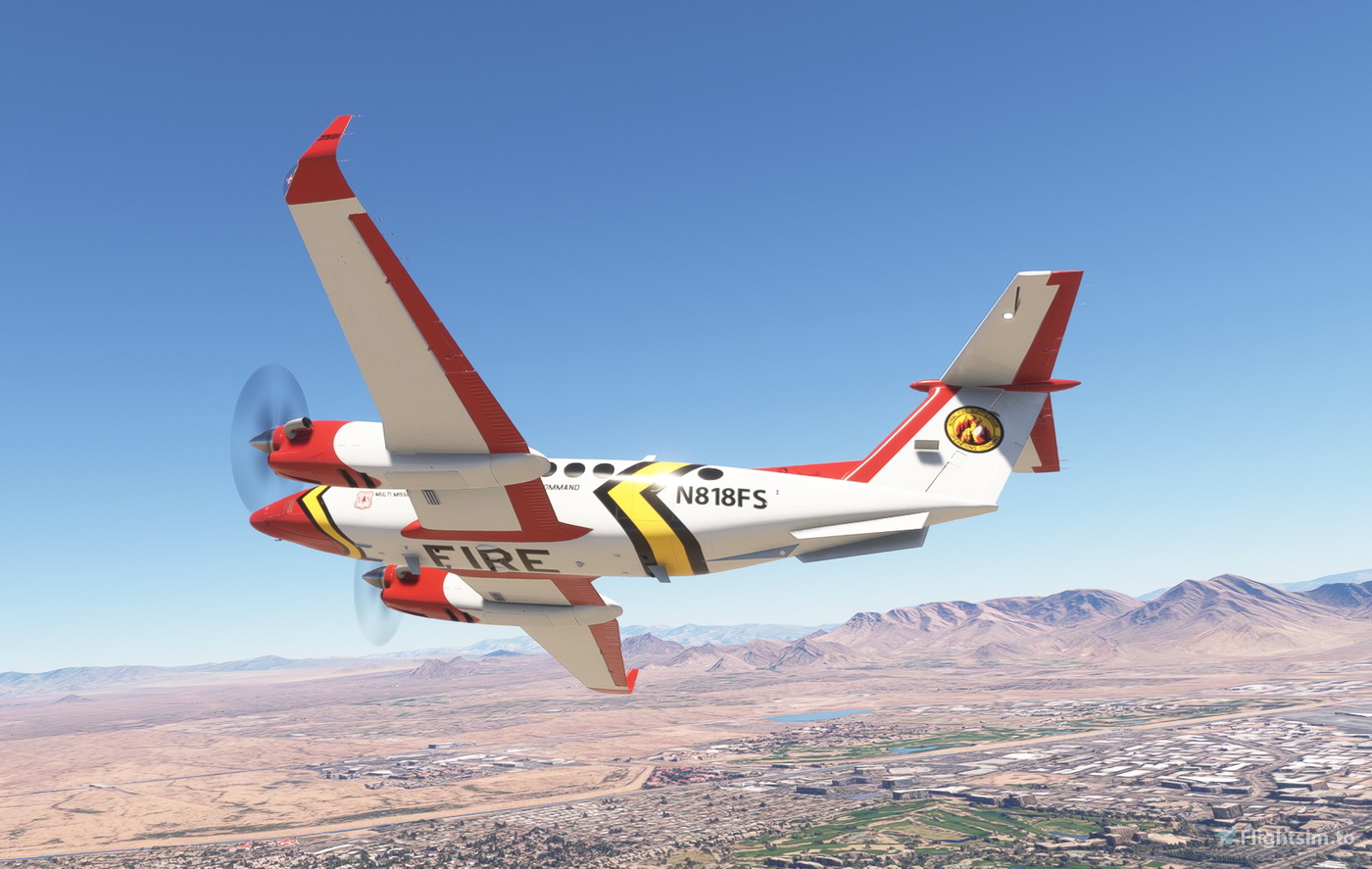 King Air DEW Wildfire for Microsoft Flight Simulator | MSFS