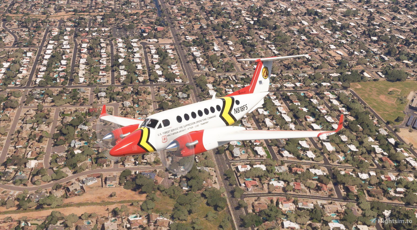 King Air DEW Wildfire for Microsoft Flight Simulator | MSFS