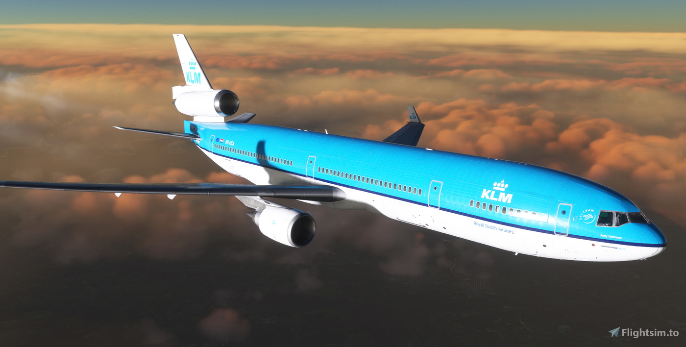 KLM MD-11 New Art for Microsoft Flight Simulator | MSFS