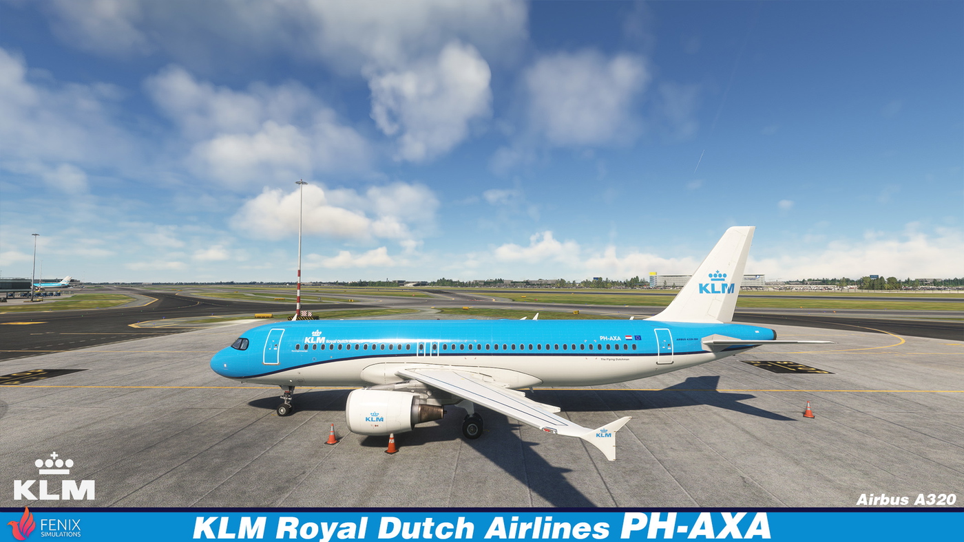 KLM Airbus A320 PH-AXA for Microsoft Flight Simulator | MSFS