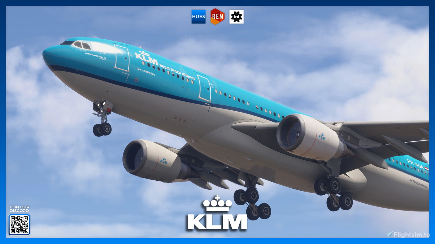 KLM PH-AOA w/Cabin | A330-200 inibuilds/microsoft [8K+4K] pro Microsoft ...