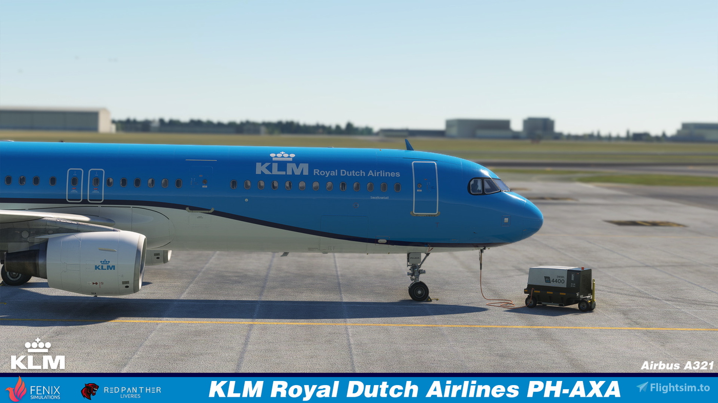 KLM Royal Dutch Airlines A321 (PH-AXA) for Microsoft Flight Simulator ...