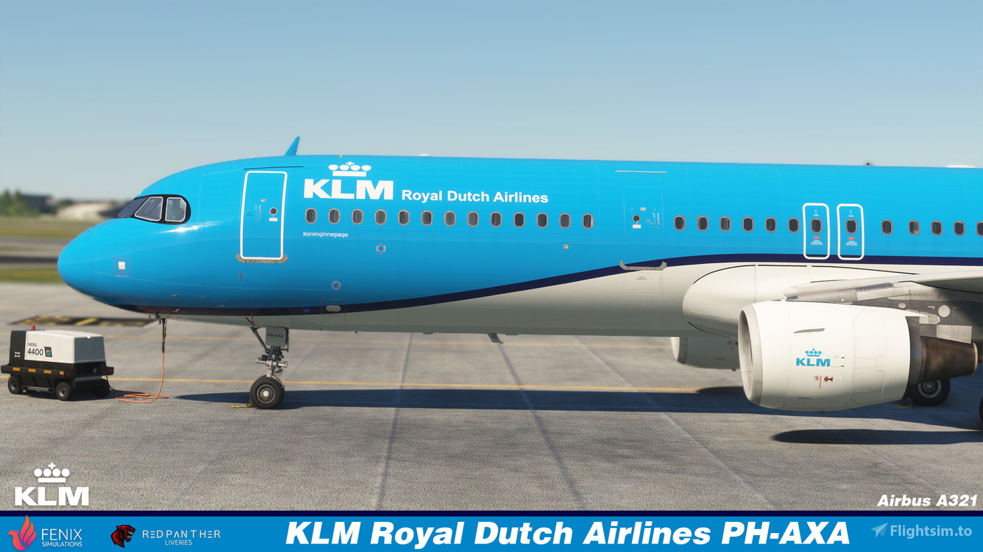 KLM Royal Dutch Airlines A321 (PH-AXA) for Microsoft Flight Simulator ...
