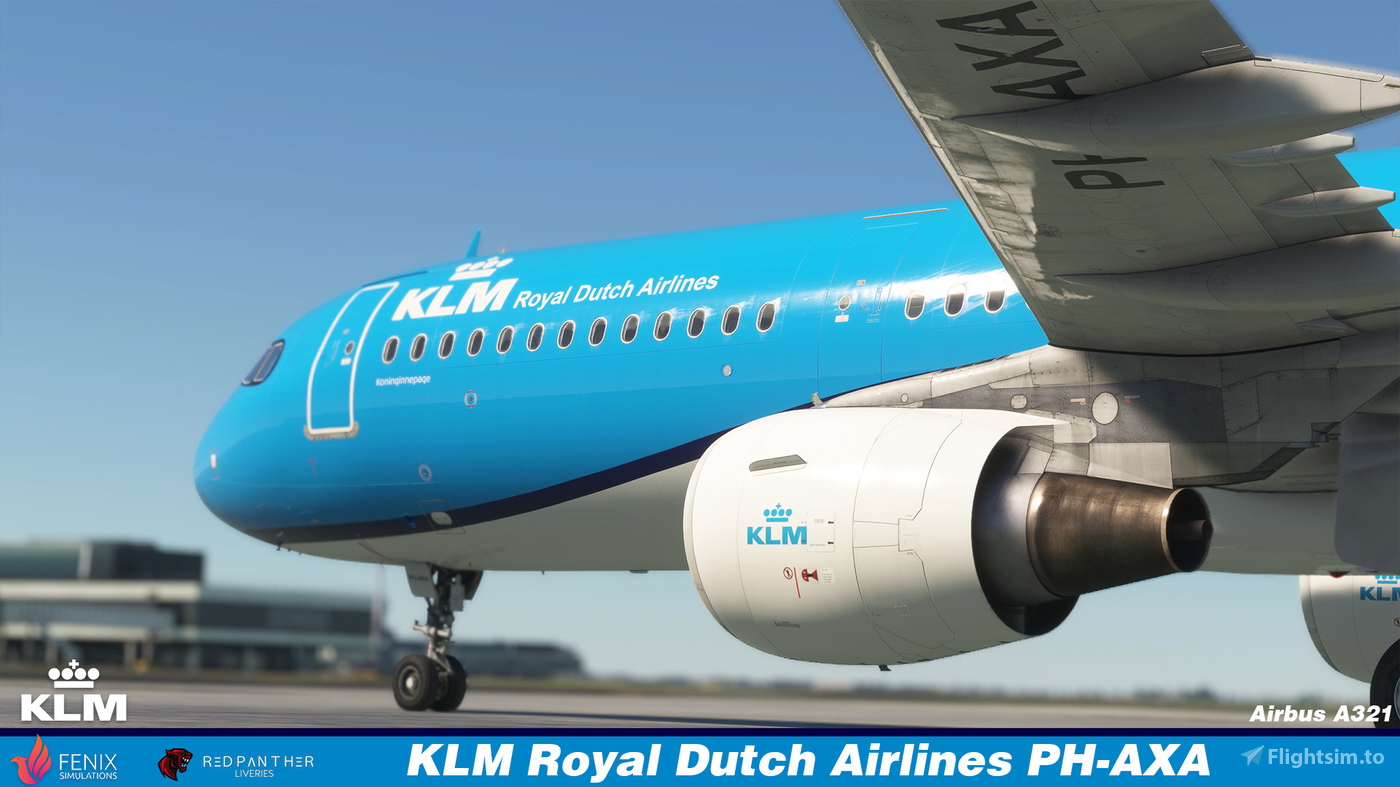 KLM Royal Dutch Airlines A321 (PH-AXA) for Microsoft Flight Simulator ...