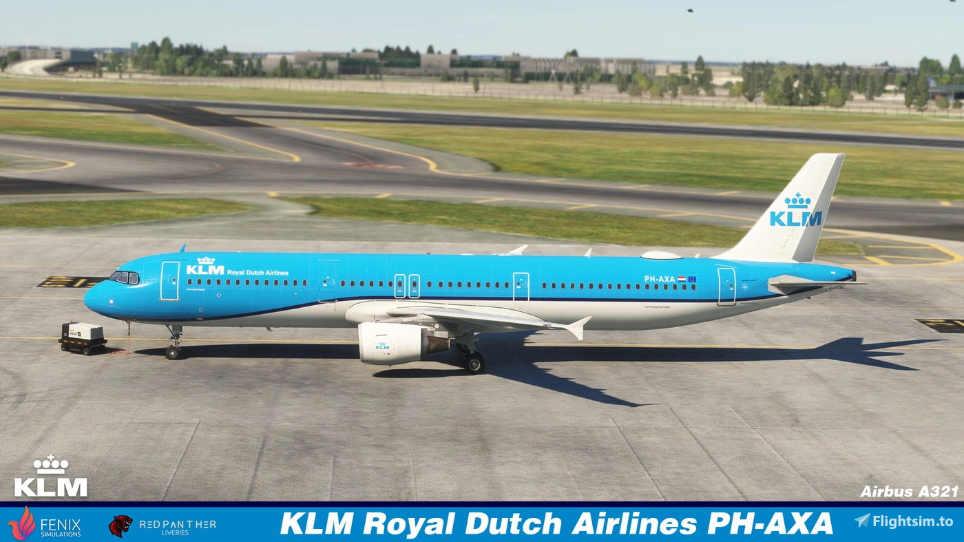 KLM Royal Dutch Airlines A321 (PH-AXA) for Microsoft Flight Simulator ...