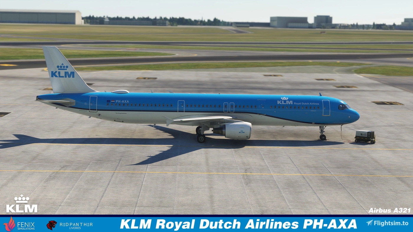 KLM Royal Dutch Airlines A321 (PH-AXA) for Microsoft Flight Simulator ...