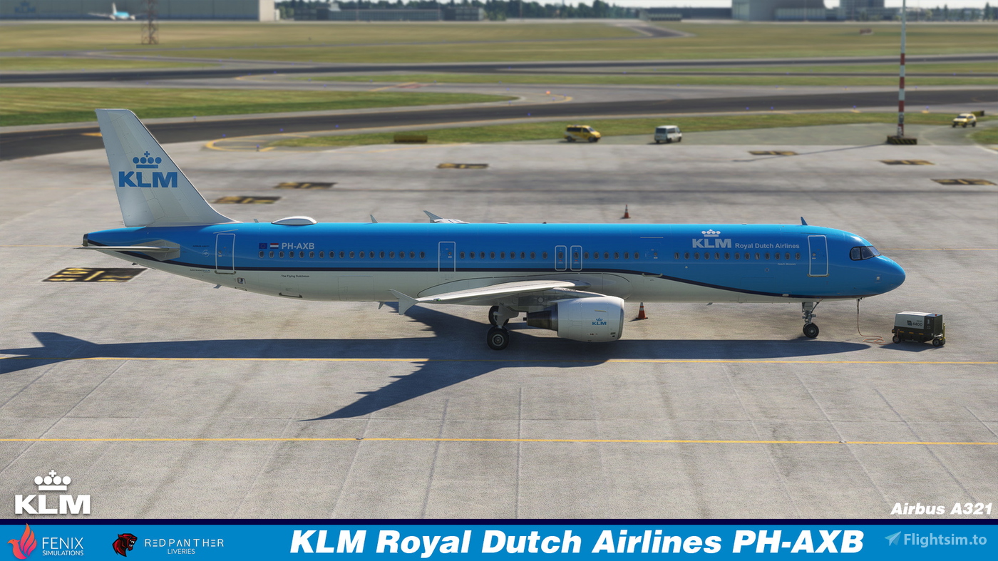 KLM Royal Dutch Airlines A321 (PH-AXB) for Microsoft Flight Simulator ...
