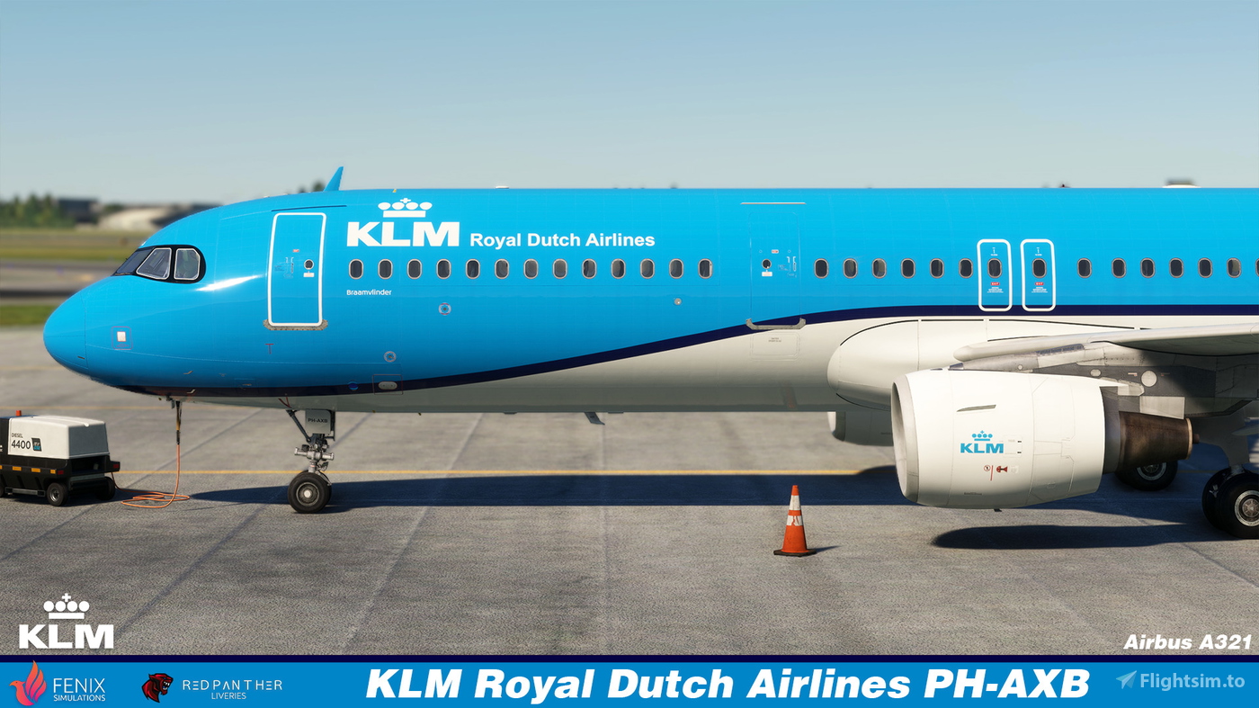 KLM Royal Dutch Airlines A321 (PH-AXB) for Microsoft Flight Simulator ...