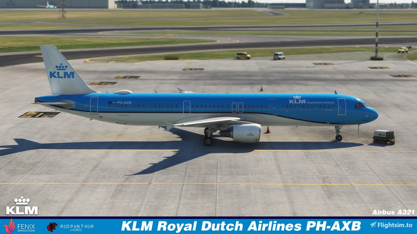 KLM Royal Dutch Airlines A321 (PH-AXB) のために Microsoft Flight Simulator ...
