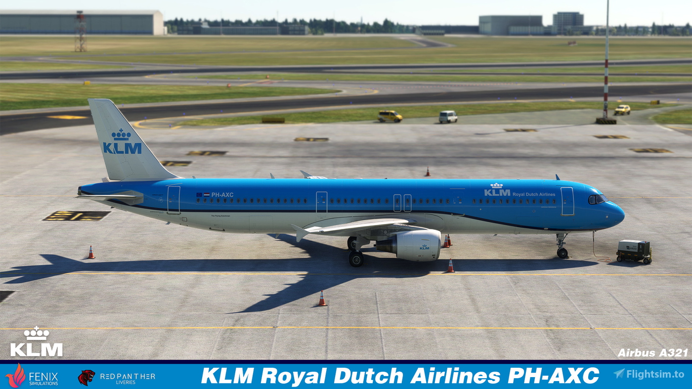 KLM Royal Dutch Airlines A321 (PH-AXC) pour Microsoft Flight Simulator ...