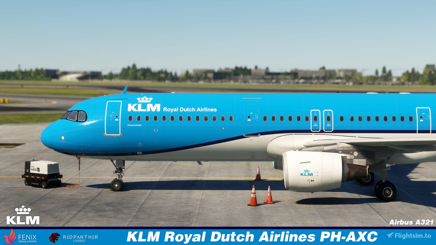 KLM Royal Dutch Airlines A321 (PH-AXC) for Microsoft Flight Simulator ...