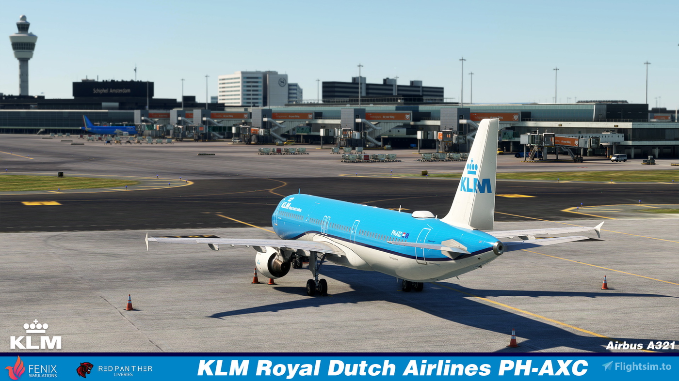 KLM Royal Dutch Airlines A321 (PH-AXC) for Microsoft Flight Simulator ...
