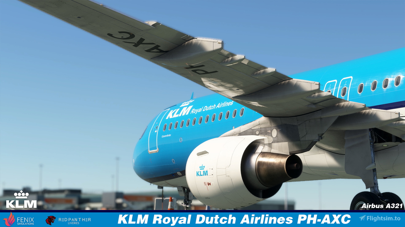 KLM Royal Dutch Airlines A321 (PH-AXC) for Microsoft Flight Simulator ...