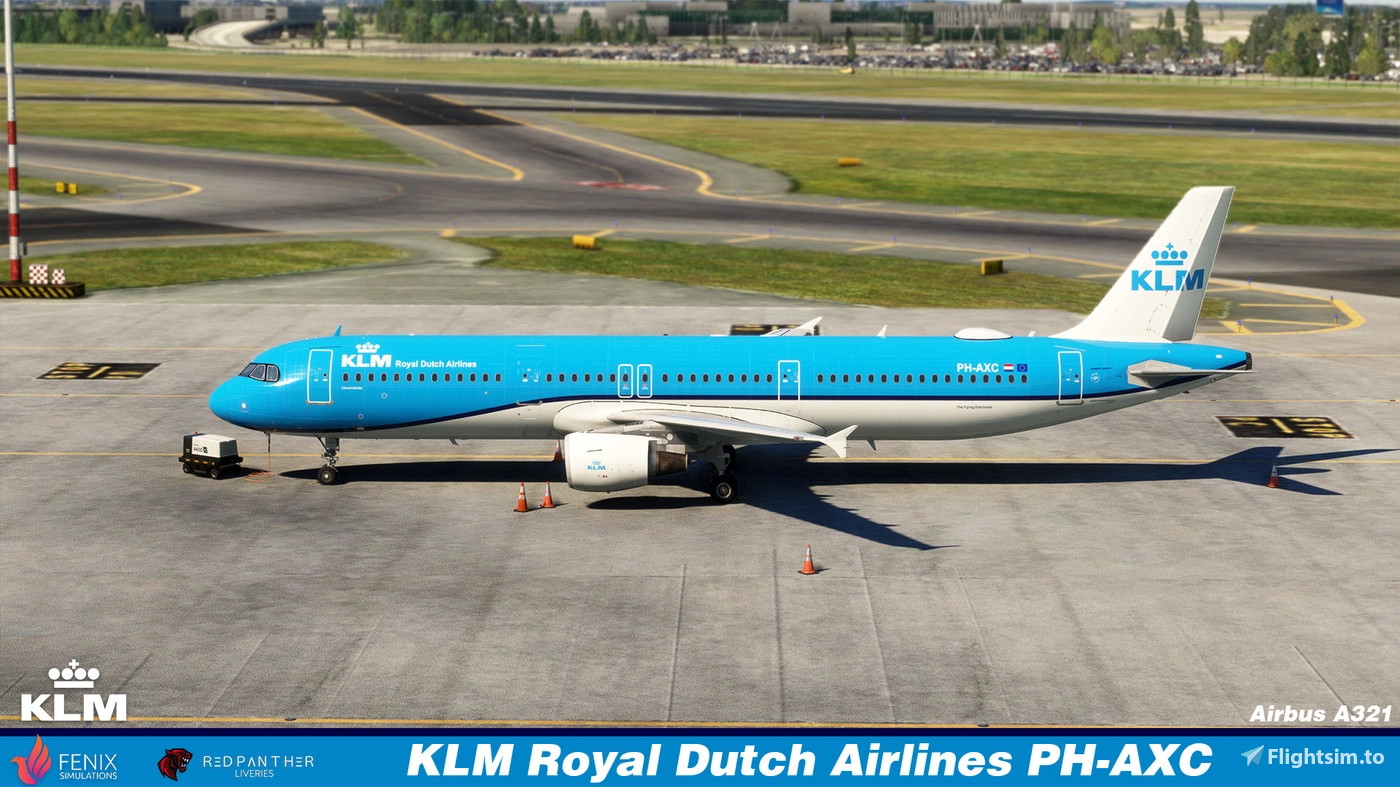 KLM Royal Dutch Airlines A321 (PH-AXC) for Microsoft Flight Simulator ...