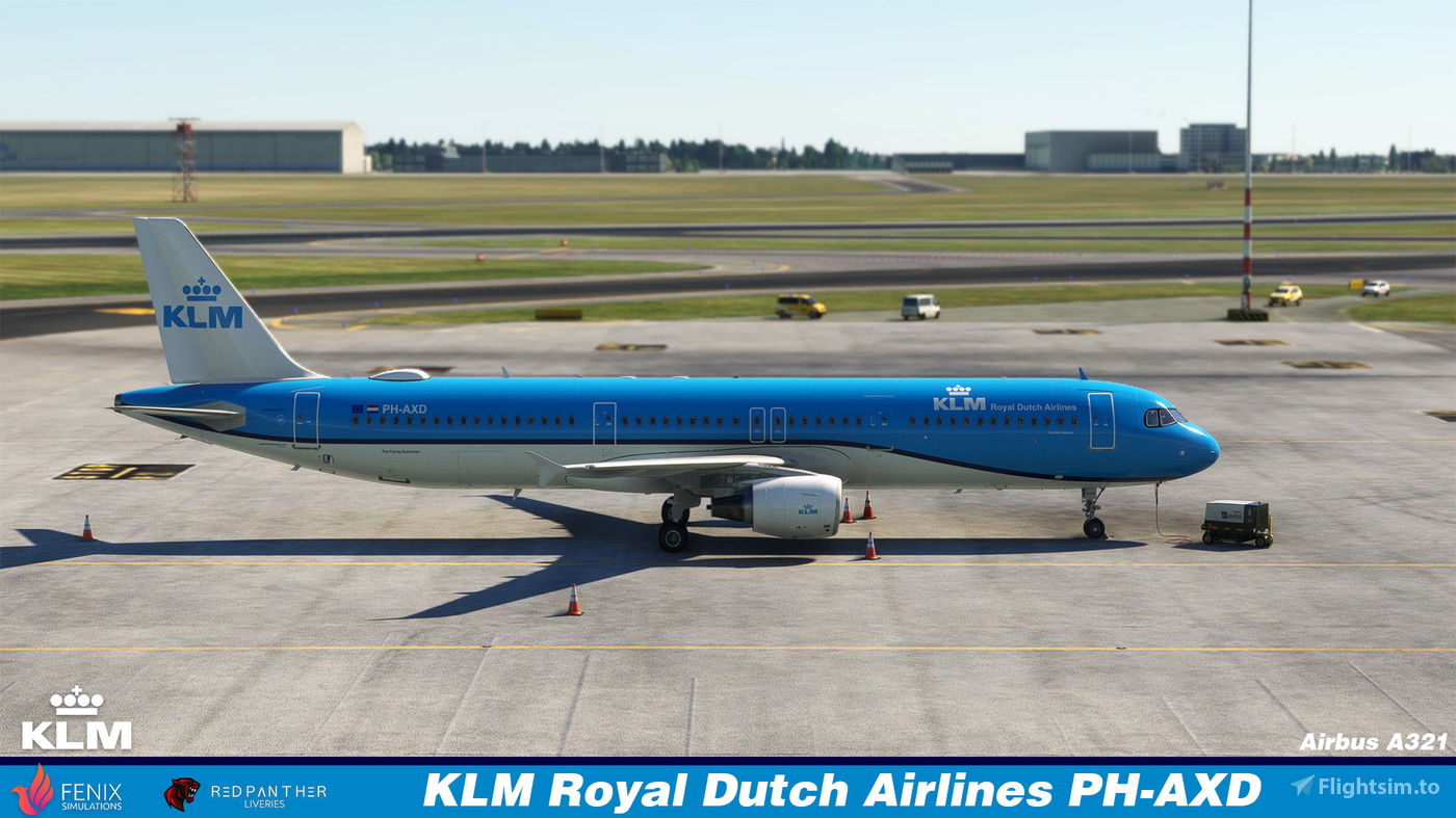 KLM Royal Dutch Airlines A321 (PH-AXD) for Microsoft Flight Simulator ...
