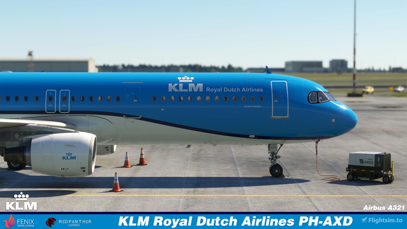 KLM Royal Dutch Airlines A321 (PH-AXD) for Microsoft Flight Simulator ...