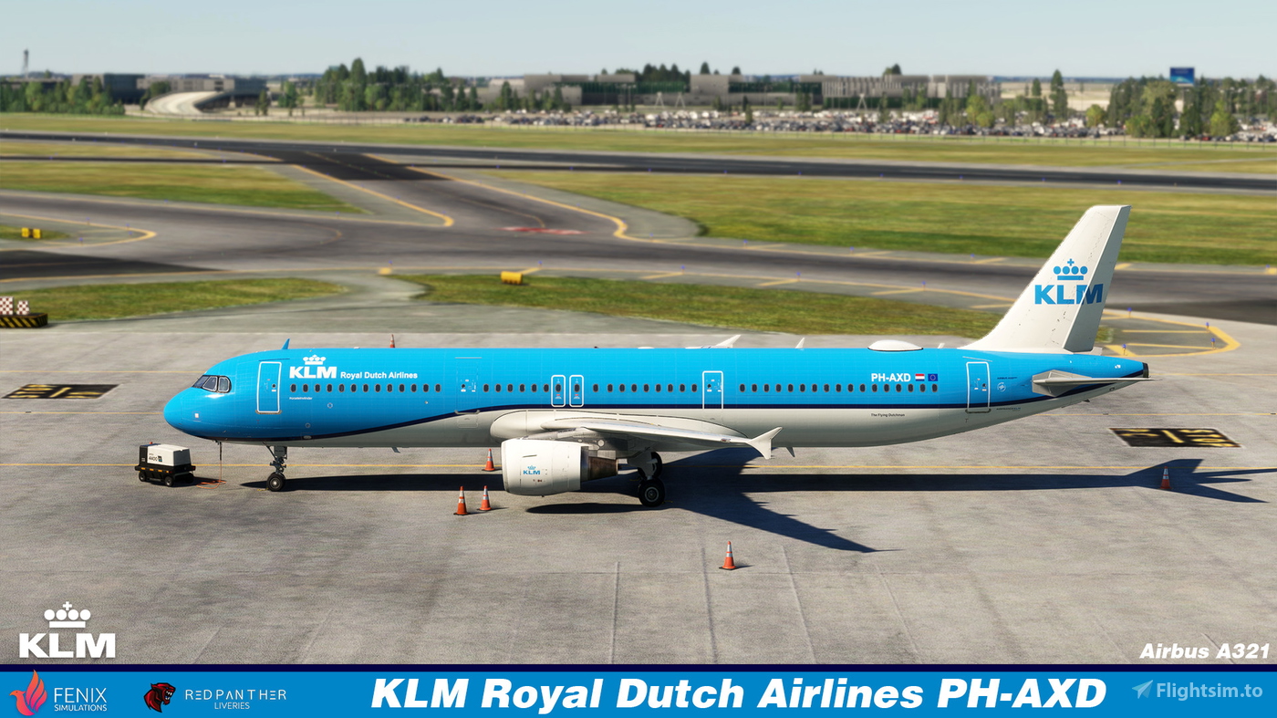 KLM Royal Dutch Airlines A321 (PH-AXD) for Microsoft Flight Simulator ...