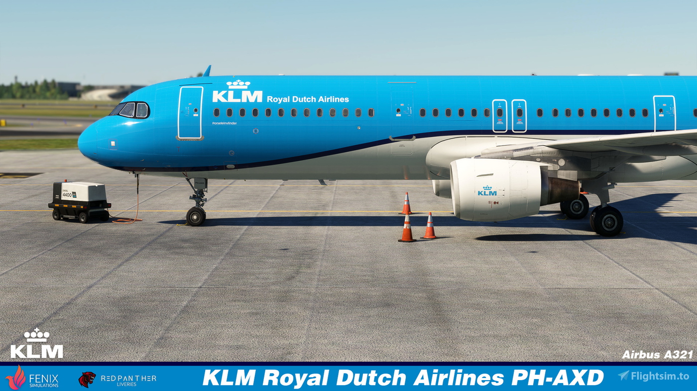 KLM Royal Dutch Airlines A321 (PH-AXD) for Microsoft Flight Simulator ...