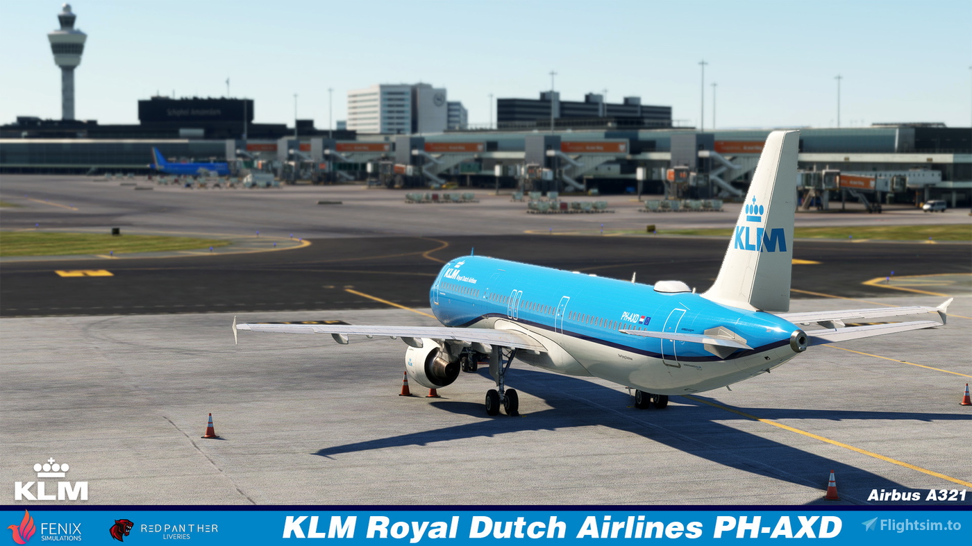 KLM Royal Dutch Airlines A321 (PH-AXD) for Microsoft Flight Simulator ...
