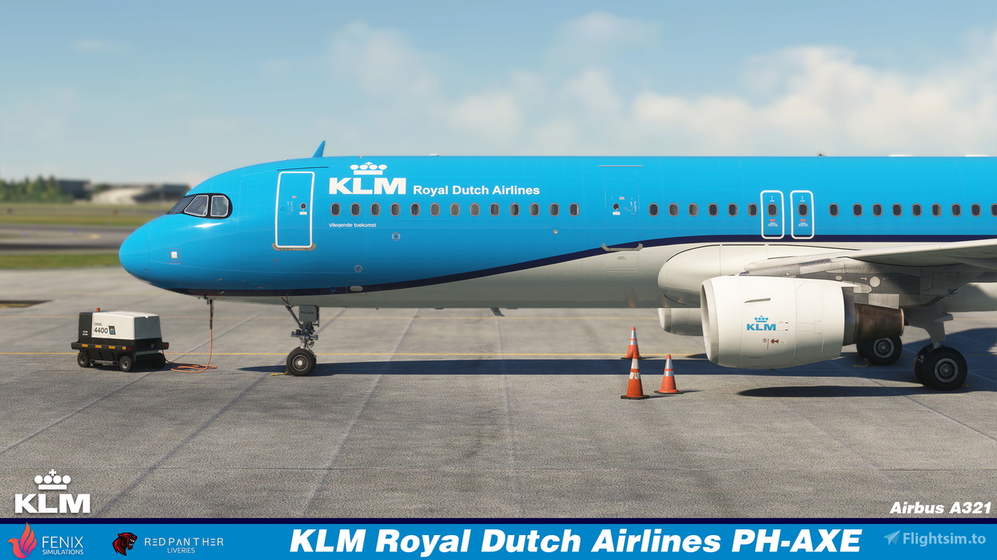 KLM Royal Dutch Airlines A321 (PH-AXE) for Microsoft Flight Simulator ...