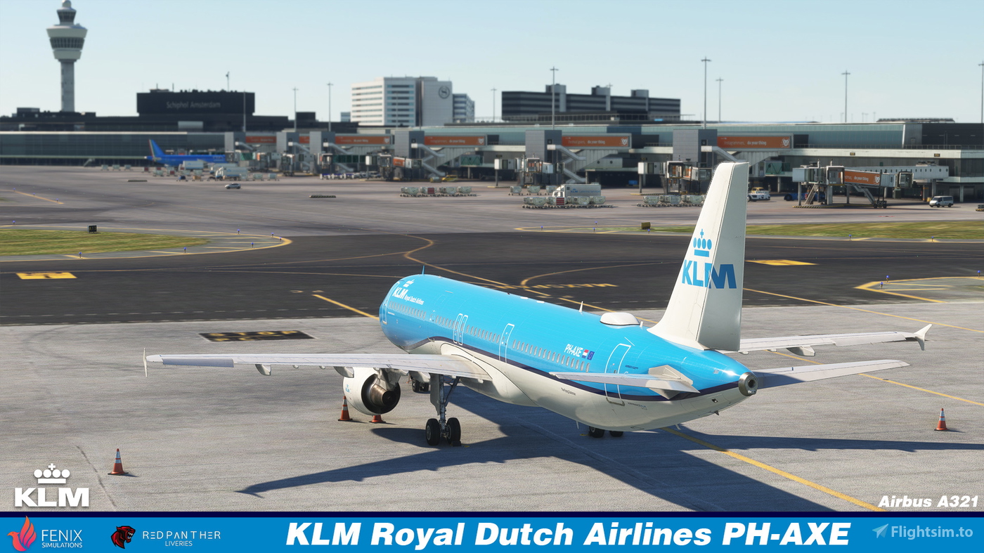 KLM Royal Dutch Airlines A321 (PH-AXE) for Microsoft Flight Simulator ...