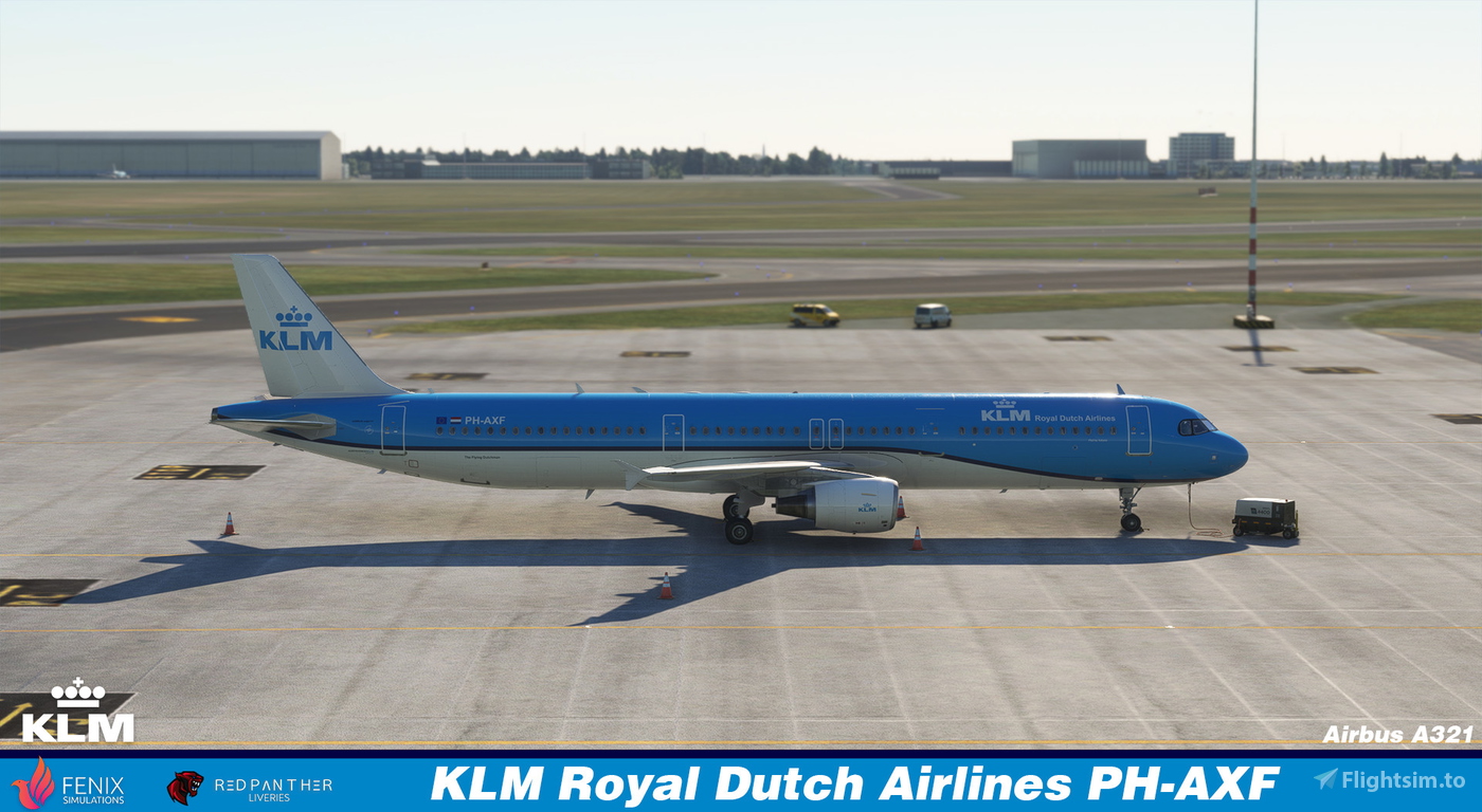 KLM Royal Dutch Airlines A321 (PH-AXF) for Microsoft Flight Simulator ...