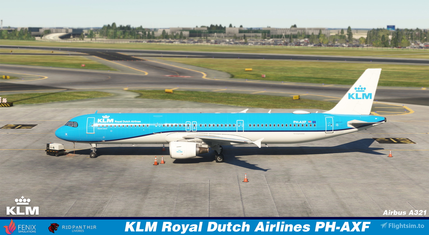 KLM Royal Dutch Airlines A321 (PH-AXF) for Microsoft Flight Simulator ...