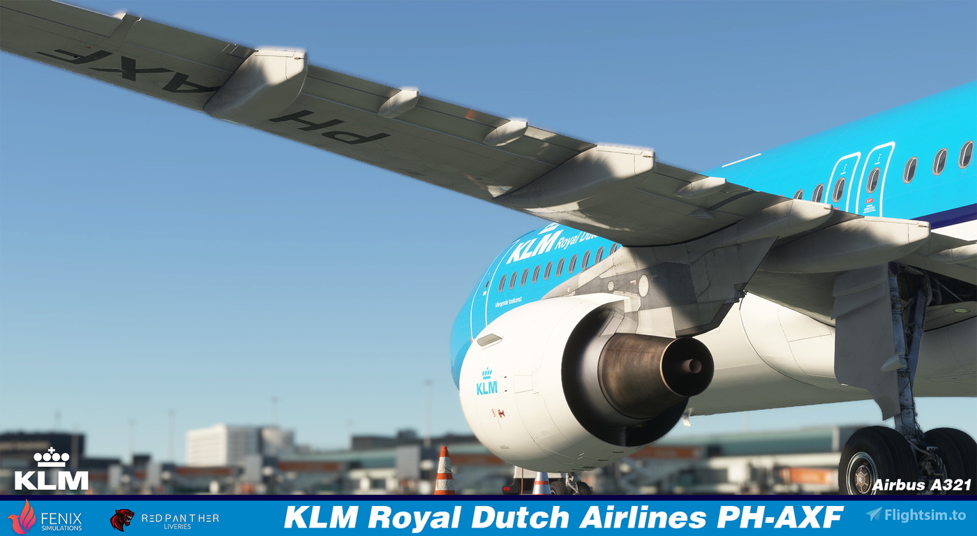 KLM Royal Dutch Airlines A321 (PH-AXF) for Microsoft Flight Simulator ...