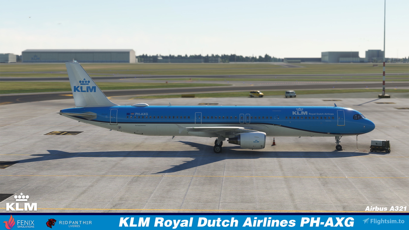 KLM Royal Dutch Airlines A321 (PH-AXG) for Microsoft Flight Simulator ...