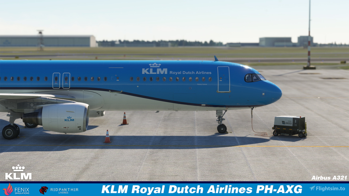 KLM Royal Dutch Airlines A321 (PH-AXG) for Microsoft Flight Simulator ...