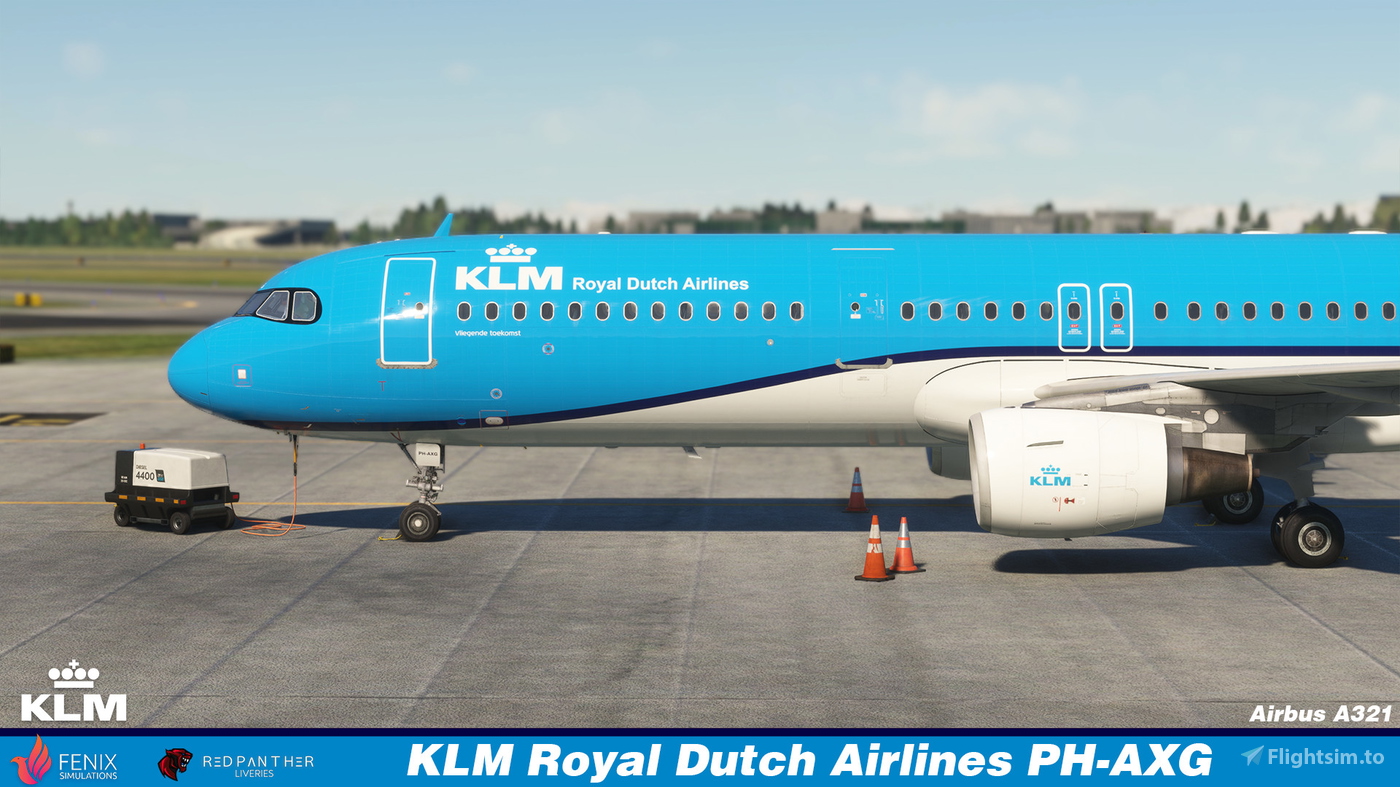 KLM Royal Dutch Airlines A321 (PH-AXG) for Microsoft Flight Simulator ...