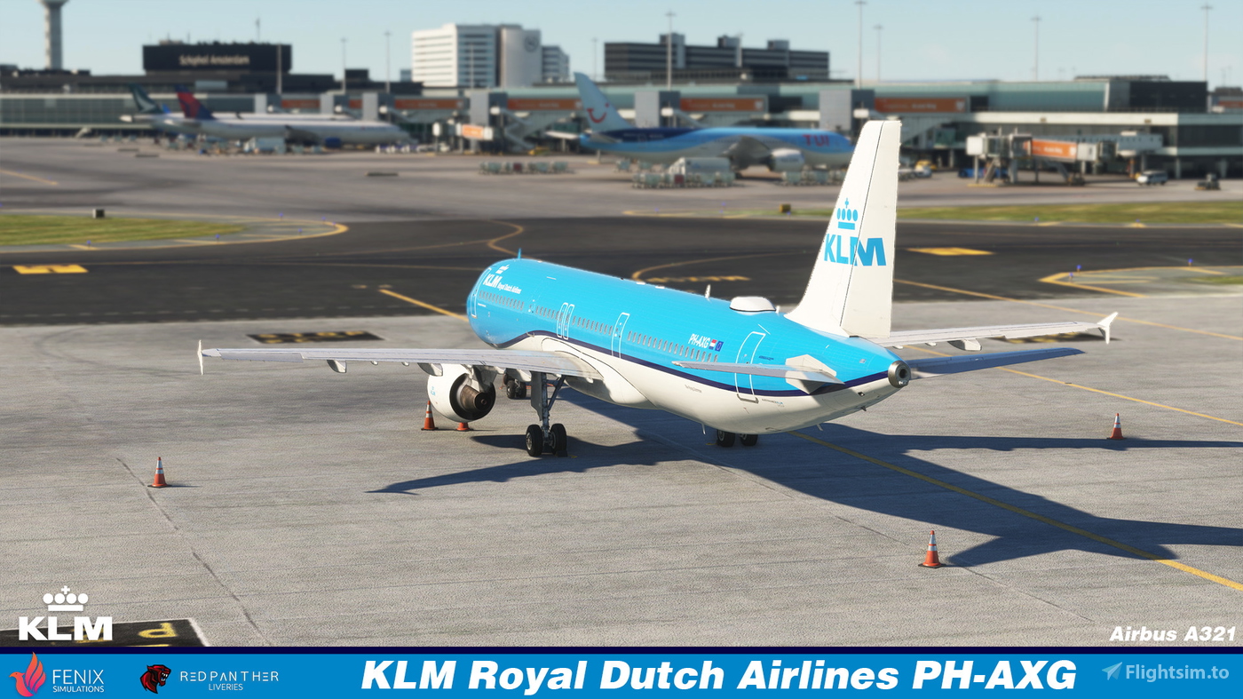 KLM Royal Dutch Airlines A321 (PH-AXG) for Microsoft Flight Simulator ...