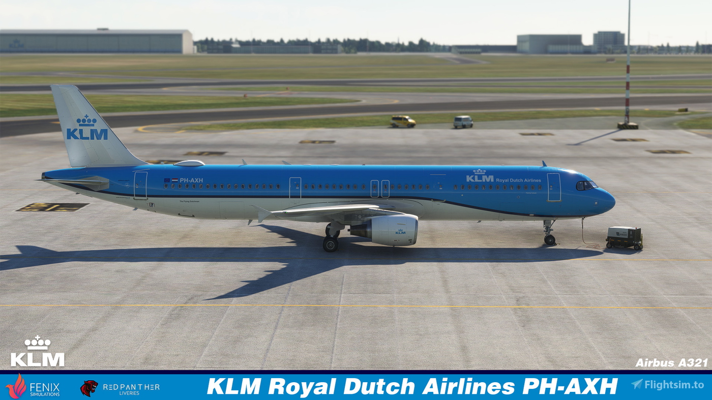 KLM Royal Dutch Airlines A321 (PH-AXH) for Microsoft Flight Simulator ...