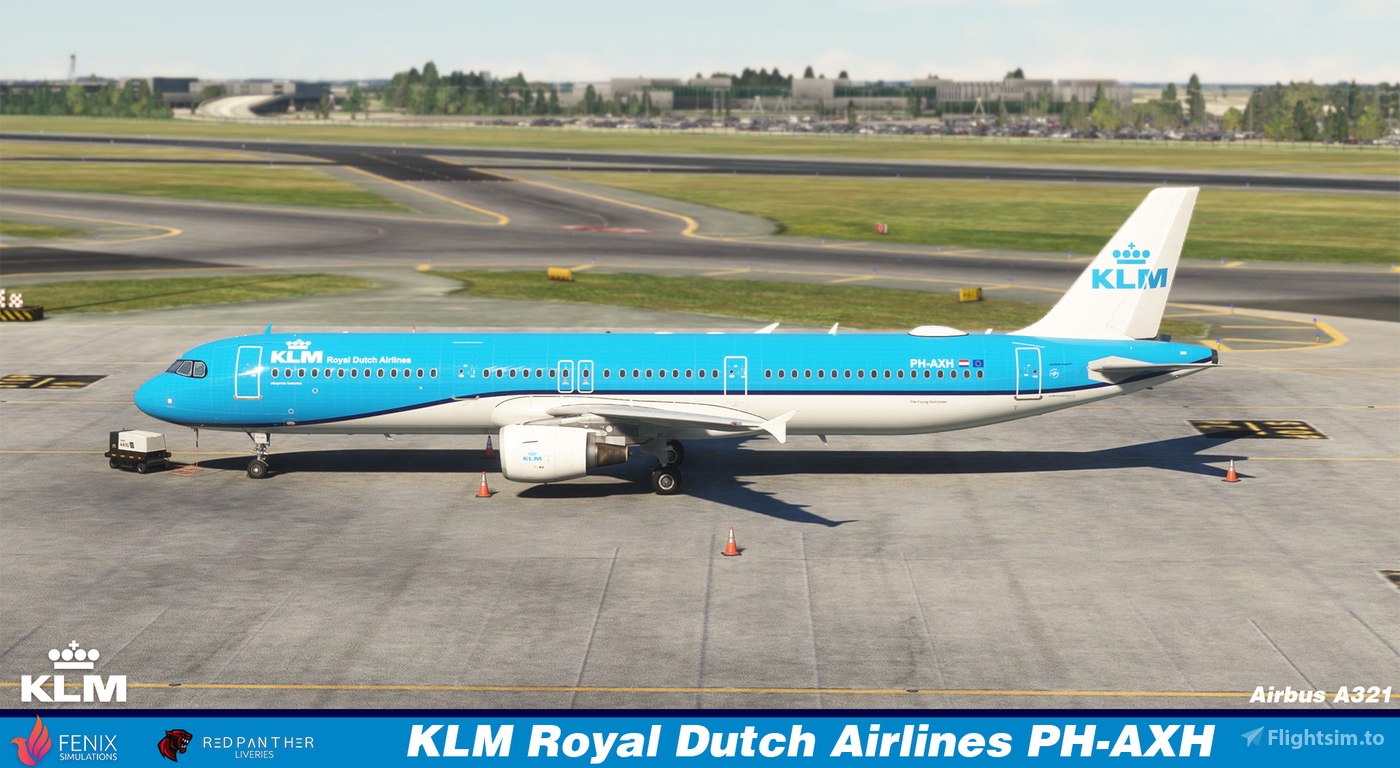 KLM Royal Dutch Airlines A321 (PH-AXH) for Microsoft Flight Simulator ...
